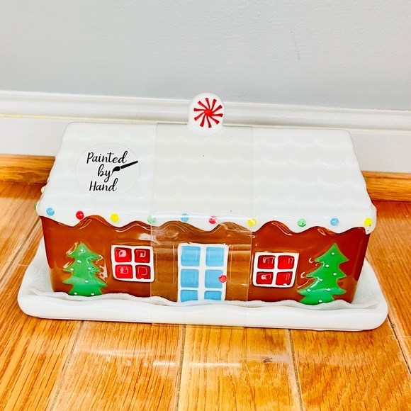 T.J.Maxx | Holiday | New Gingerbread House Butter Dish With Lid | Poshmark